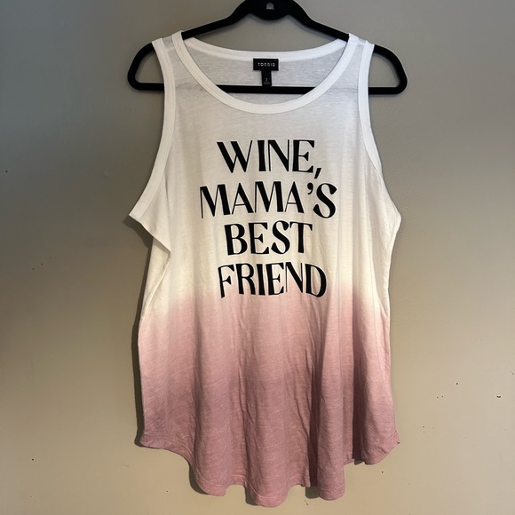 torrid | Tops | Nwot Torrid Ombr Wine Mamas Best Friend Tank | Poshmark